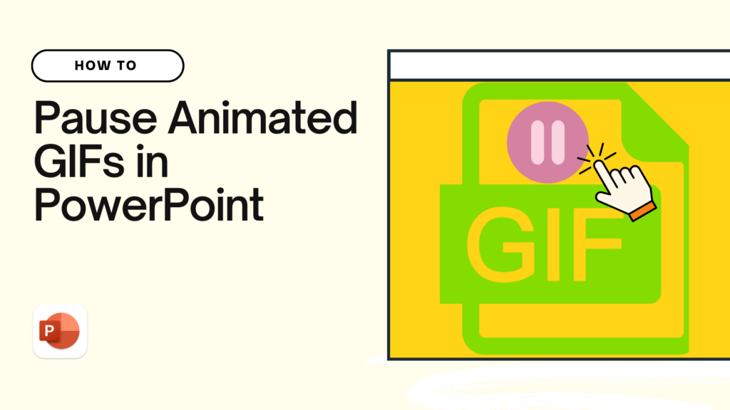 How to Pause Animated GIF in PowerPoint?