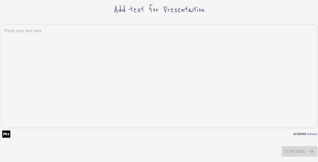 AI Tool to Convert Text Into Presentations