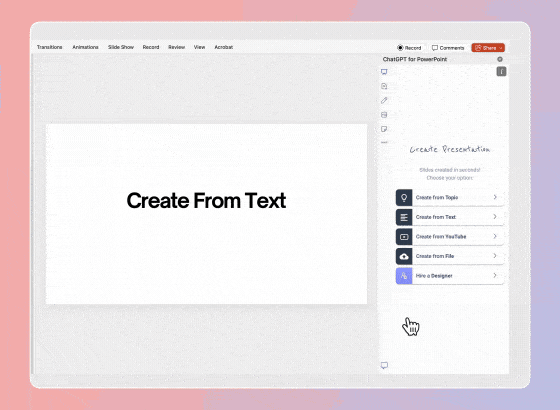 Convert Text to PowerPoint Presentations with AI | Twistly