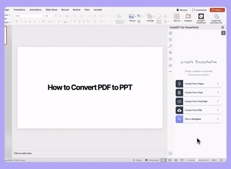 PDF to PPT AI Converter | Twistly