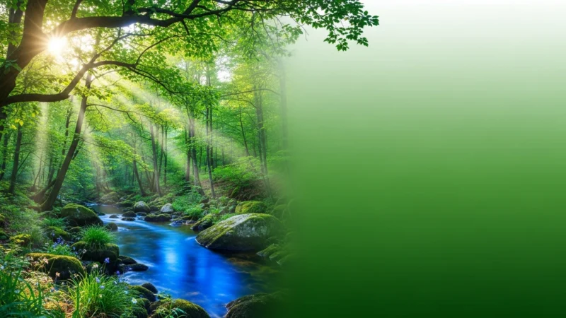 Beautiful Nature PowerPoint Background | Twistly