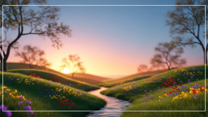 Beautiful Nature PowerPoint Background | Twistly