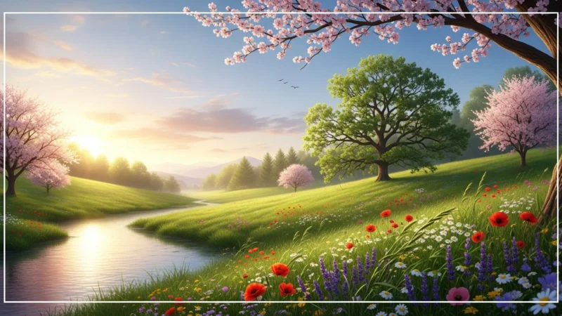 Beautiful Nature PowerPoint Background | Twistly