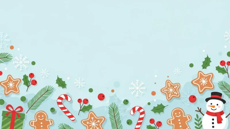 Cute Christmas PowerPoint Background | Twistly