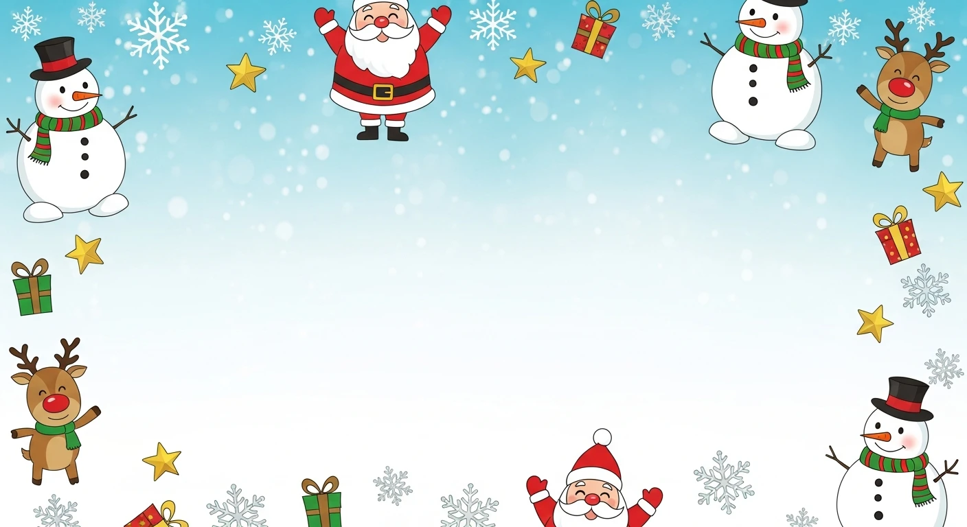 Cute Christmas PowerPoint Background | Twistly