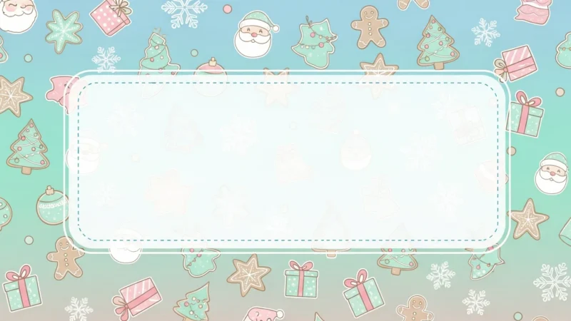 Cute Christmas PowerPoint Background | Twistly