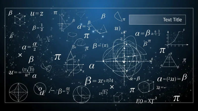 Math Background PowerPoint | Twistly