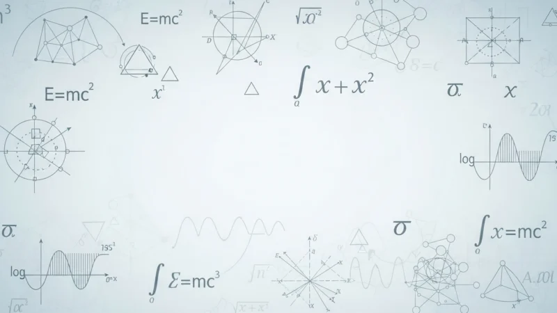 Math Background For PowerPoint | Twistly