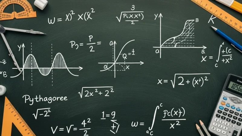 Math PowerPoint Background | Twistly